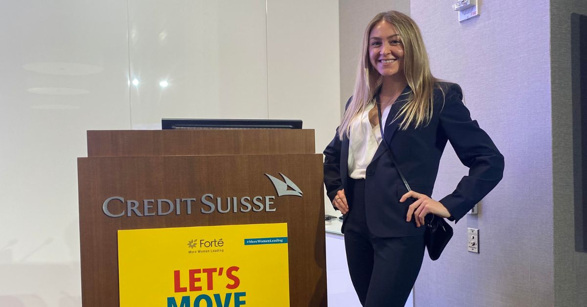 Cassidy Malloy Wants to Be Near the Action - Forté Foundation